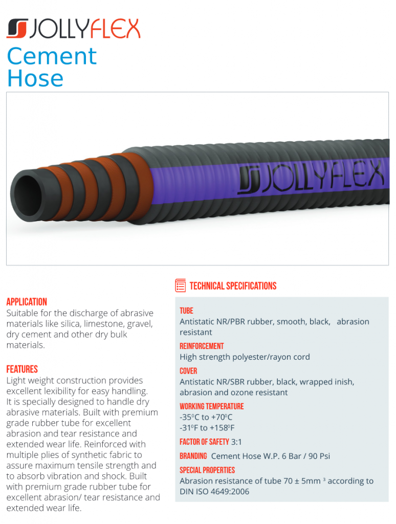 Cement Hose – Jollyflex