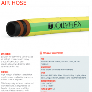 High Pressure Air Hose – Jollyflex